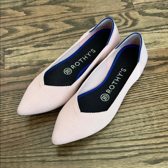 Rothy's | Shoes | Rothys The Pointe Womens Light Pink Flats | Poshmark
